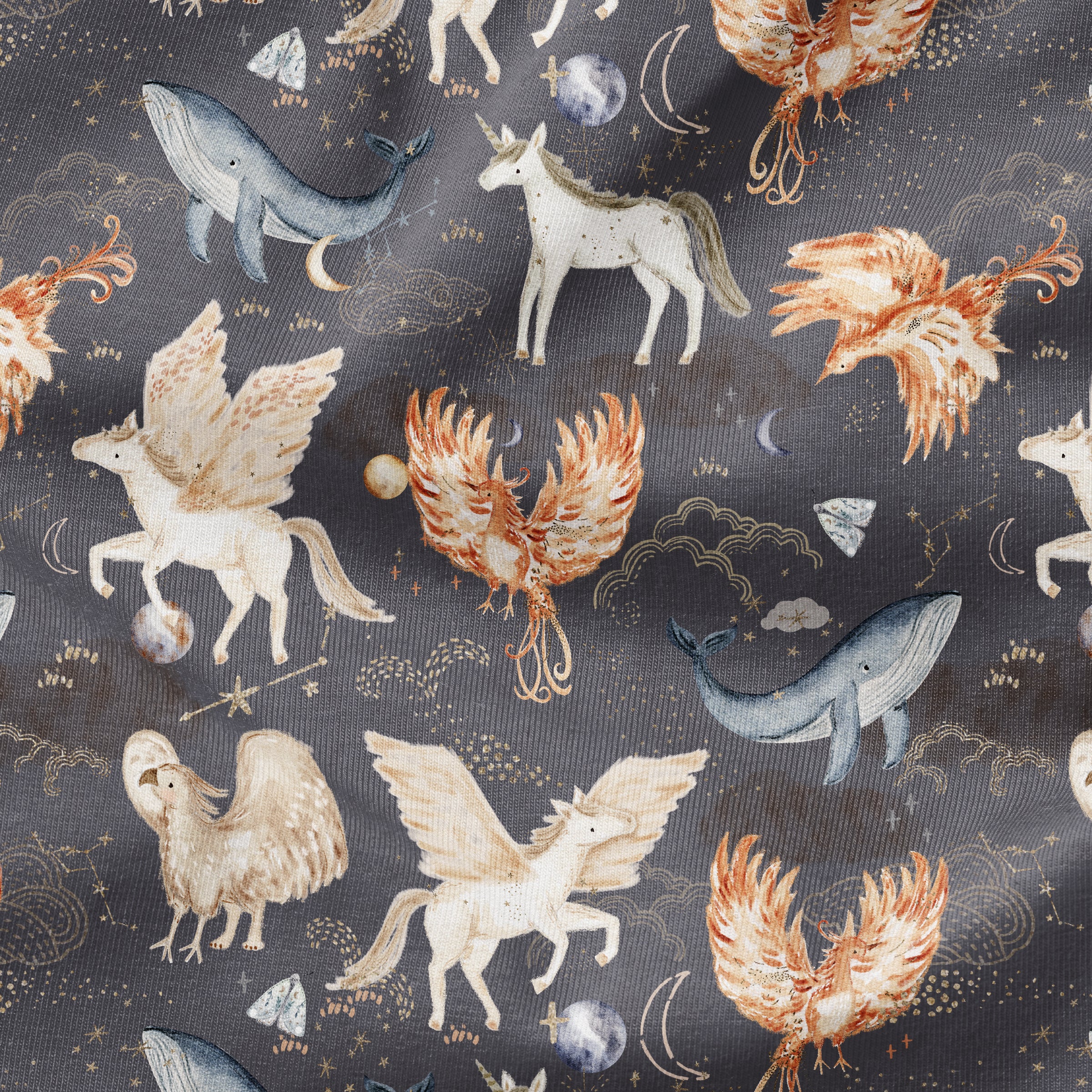 MYTHICAL CREATURES – White Birch Textiles