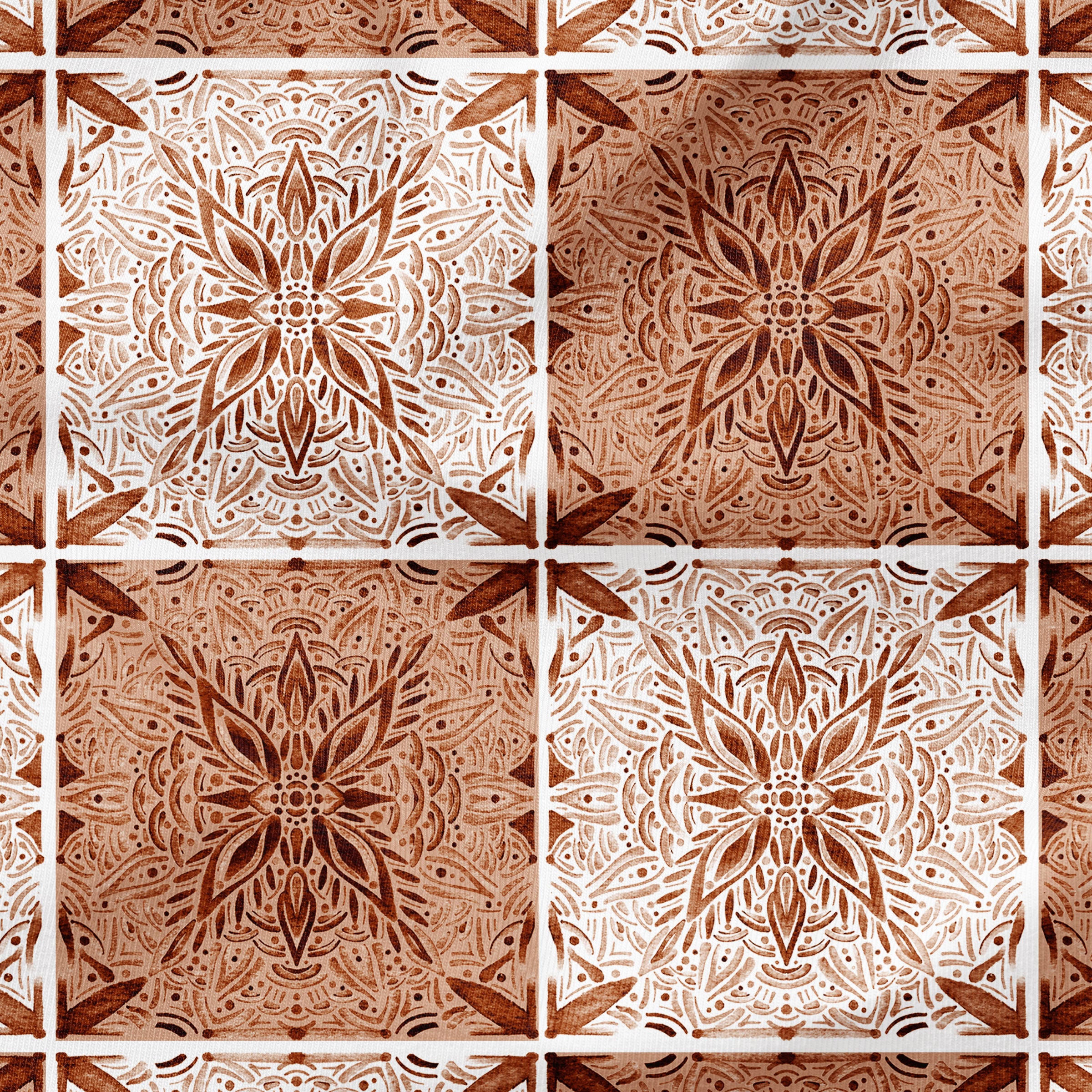 MANDALA TILES – White Birch Textiles