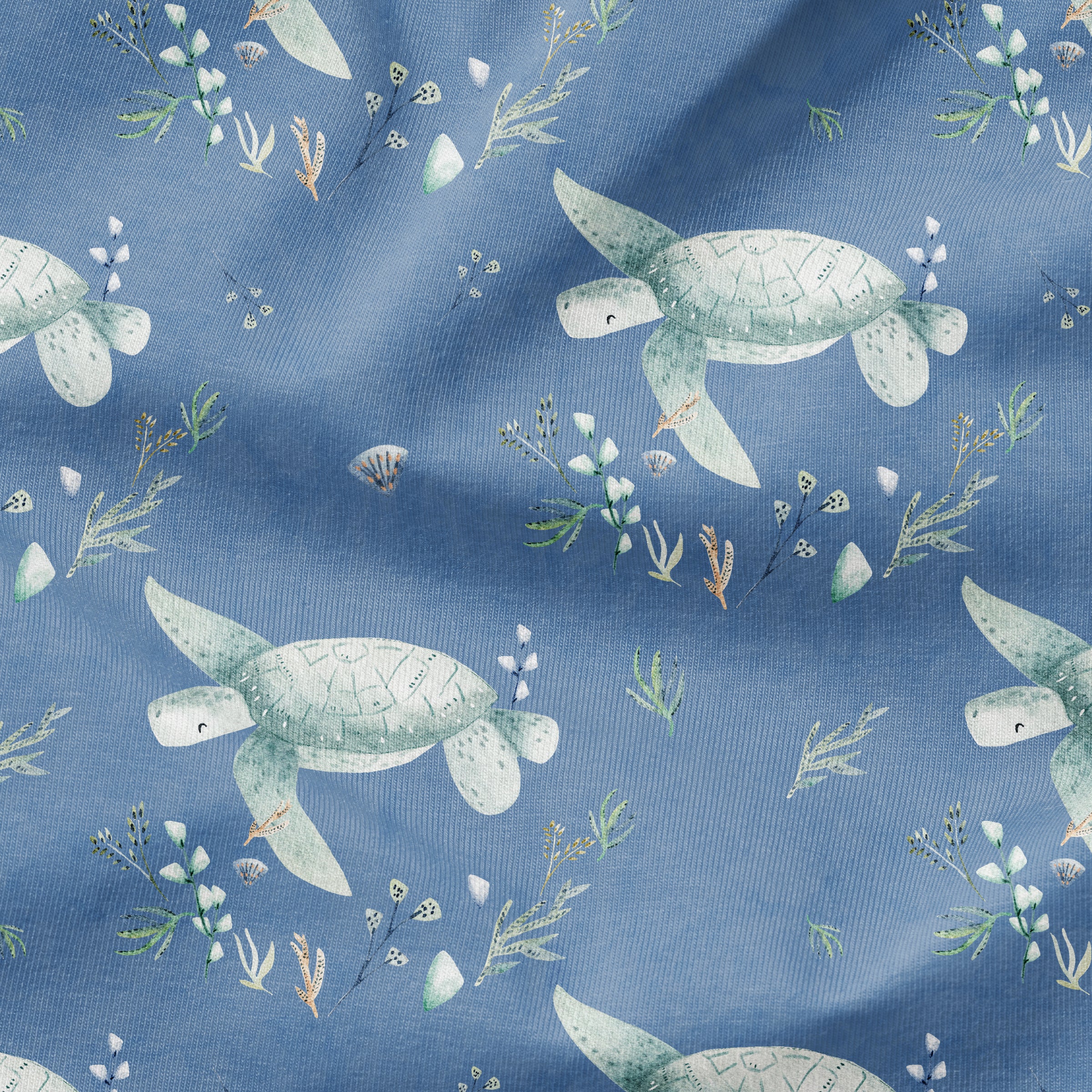CORA THE SEA TURTLE – White Birch Textiles