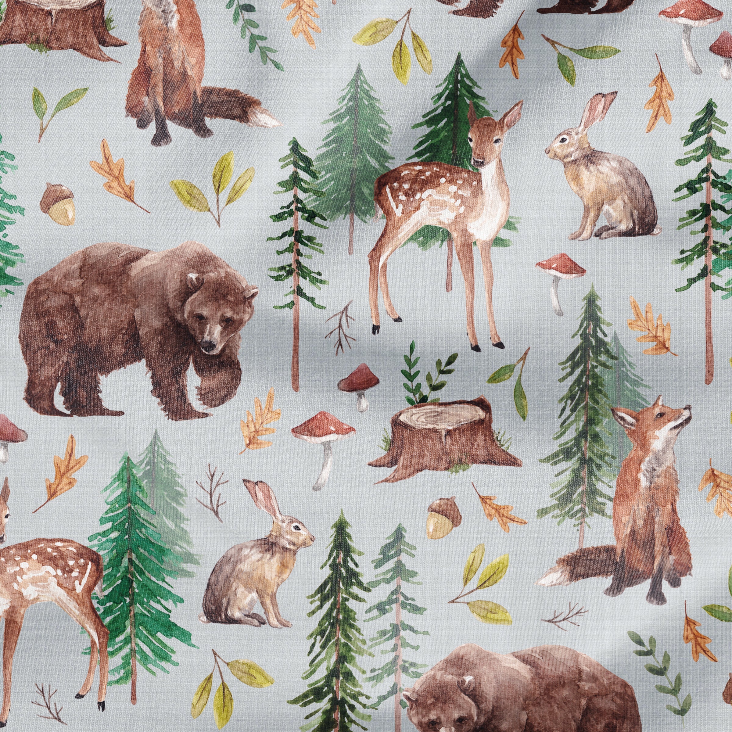 EXPLORING FOREST ANIMALS – White Birch Textiles
