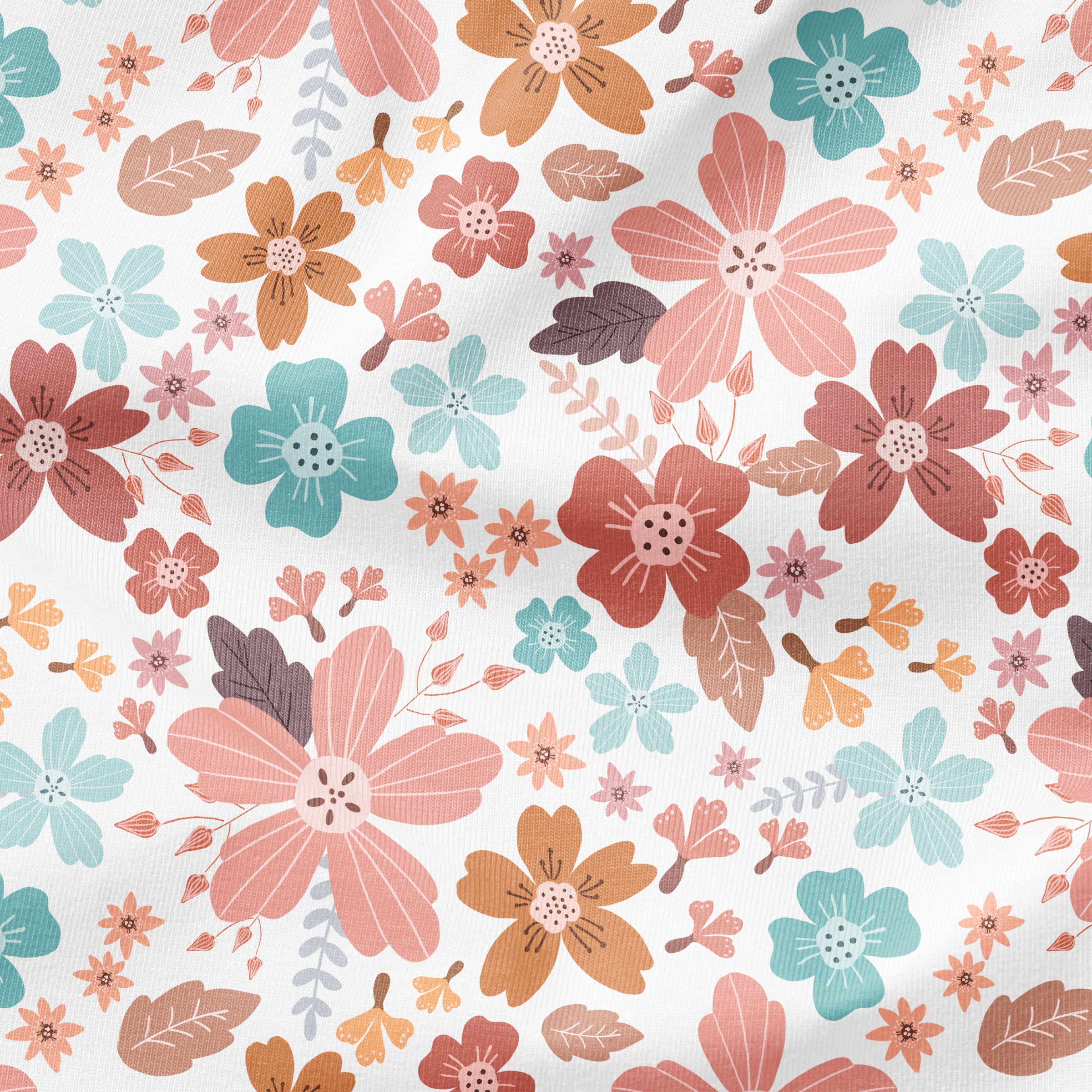 MAY FLORAL – White Birch Textiles